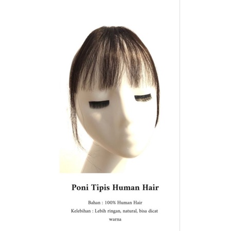 Jual Hairclip poni palsu poni human hair 100% rambut asli bukan ...
