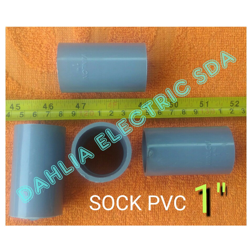Jual SOCK / SAMBUNGAN PVC 1 INCH | Shopee Indonesia