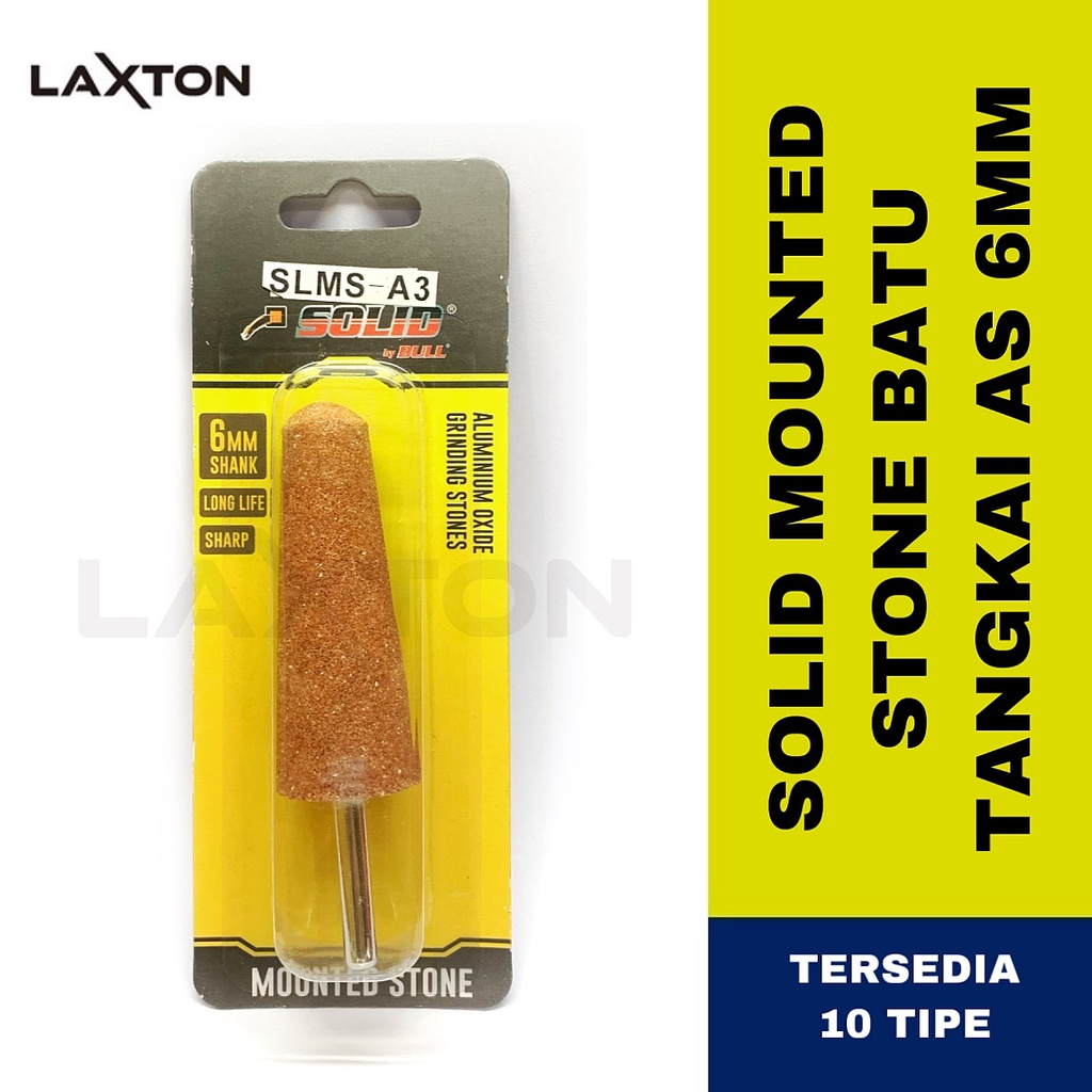 Jual Solid MOUNTED STONE Batu Gerinda Permen Tangkai as 6mm | Shopee ...