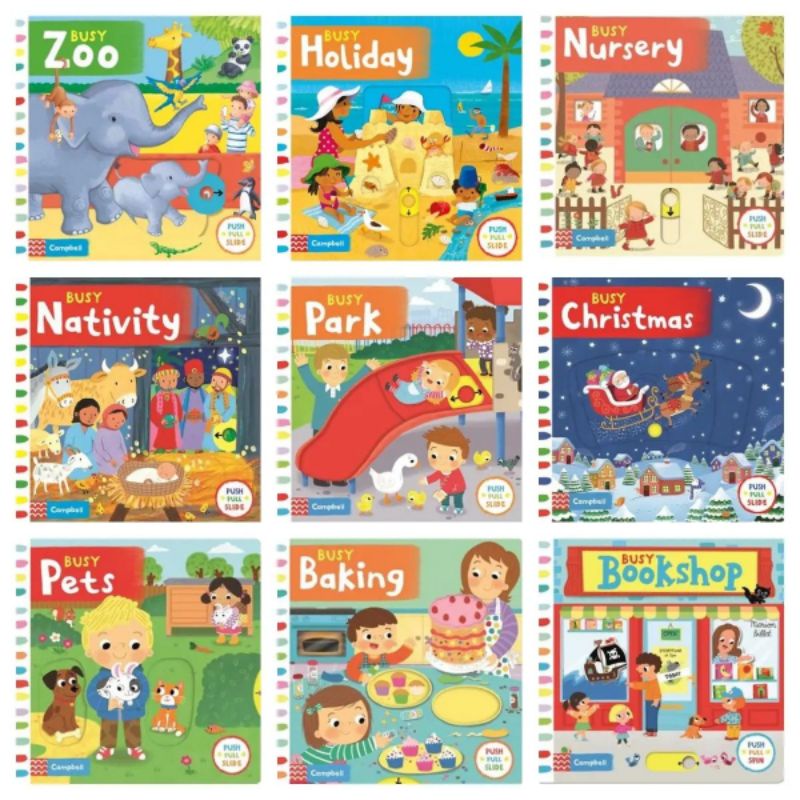 Jual campbell book busy series busy Zoo dkk board book storybook buku ...