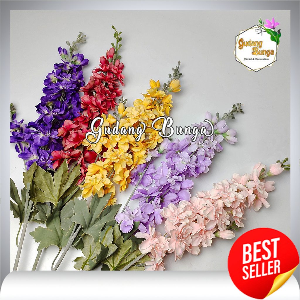 Jual Bunga Delphinium Spring - sedap malam imitasi artificial plastik ...