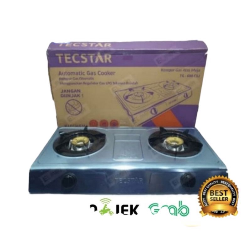 Jual kompor gas tecstar 2 tungku/kompor gas 2 tungku | Shopee Indonesia