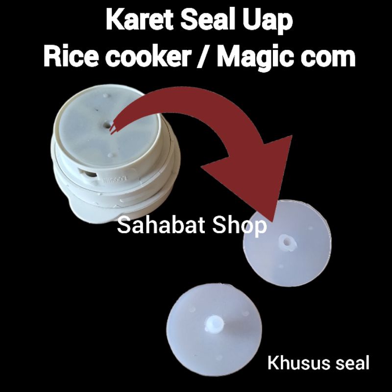 Jual KARET SEAL TUTUP BAWAH TONGOLAN UAP MAGIC COM / RICE COOKER COSMOS ...