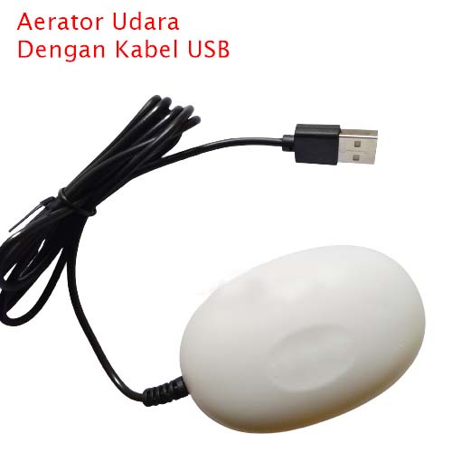 Jual aerator usb putih, aerator usb, mesin aerator usb, mesin aerasi ...