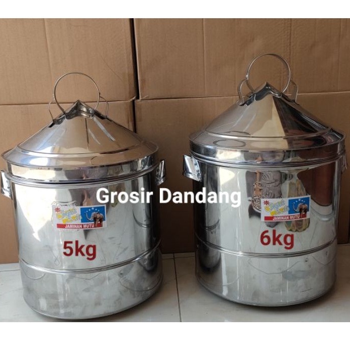 Jual Dandang kukusan/nasi 4-5-6kg | Shopee Indonesia