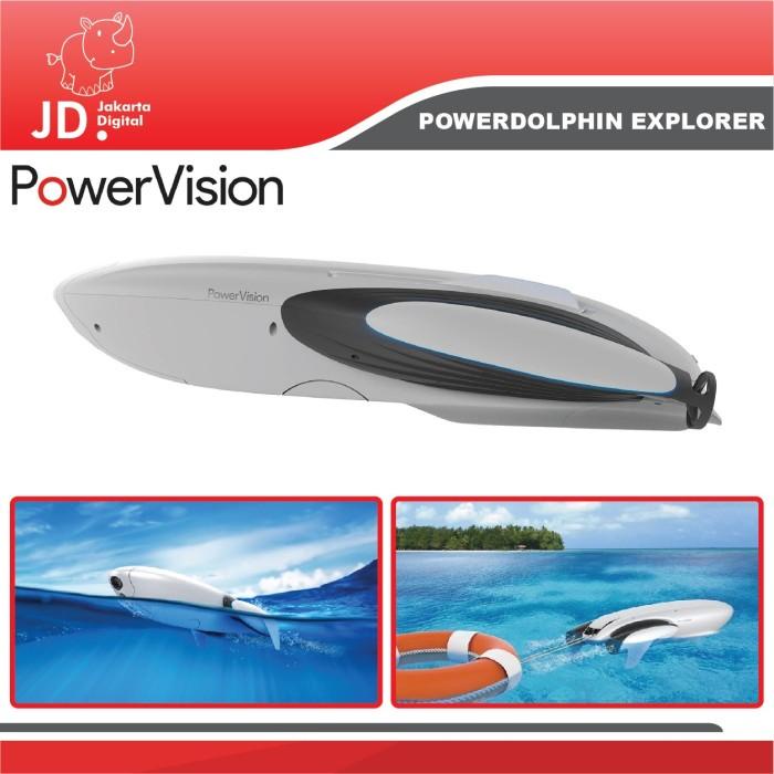 Jual Zackymall Power Vision Powerdolphin Explorer Underwater Drone 4K Power Dolphin | Shopee ...