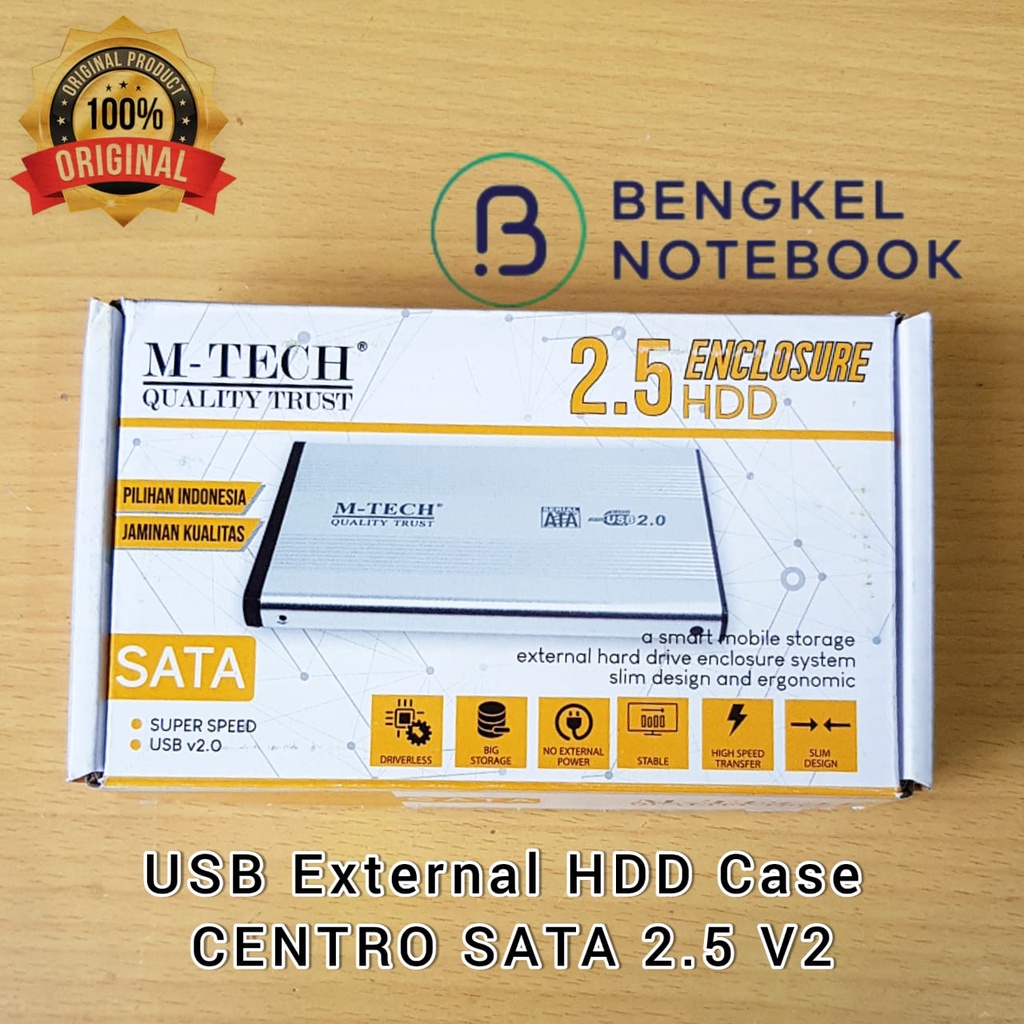 Jual USB External Case 2.5" HDD M-Tech SATA 2.0 Centro Mtech | Shopee ...