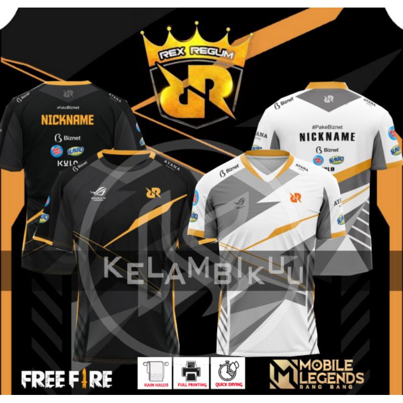 Jual JERSEY RRQ TERBARU 2021/BAJU GAME MURAH/BAJU RRQ 2021/GRADE ORI ...