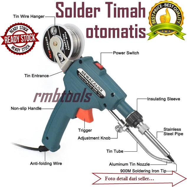 Jual Timah Solder Solder Listrik Timah Otomatis 60W / Pistol Tembak ...
