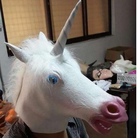 Jual topeng kuda unicorn / horse mask | Shopee Indonesia