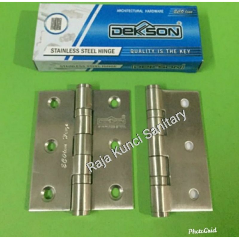 Jual Engsel Dekson 3"X2,5x2mmx2BB Stainless Ecoline/Engsel Jendela 3 ...