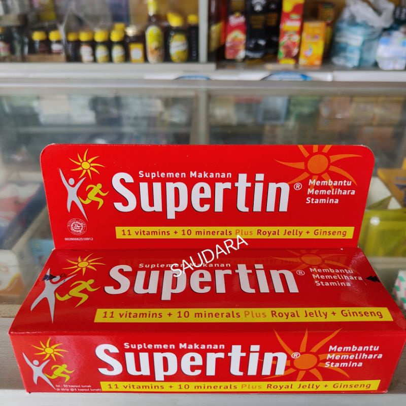 Jual Supertin Multivitamin & Mineral isi 30 Kapsul | Shopee Indonesia