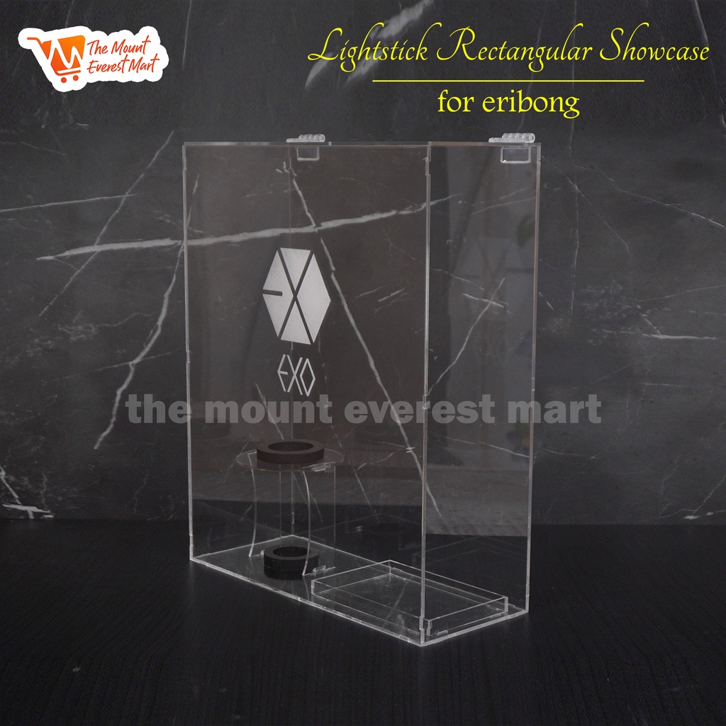 Jual Acrylic Showcase - Box Display Lightstick EXO Versi 3 dan Kardus ...