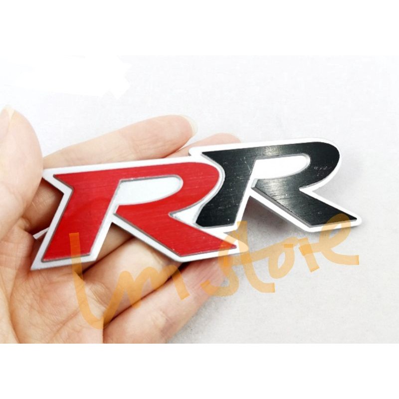 Jual Emblem 3D Besi Logo Double R ( RR ) | Shopee Indonesia