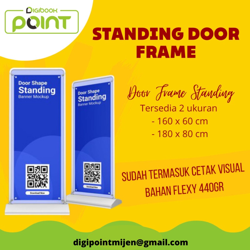 Jual STANDING DOOR FRAME BANNER / STANDING DISPLAY (Termasuk Cetak ...