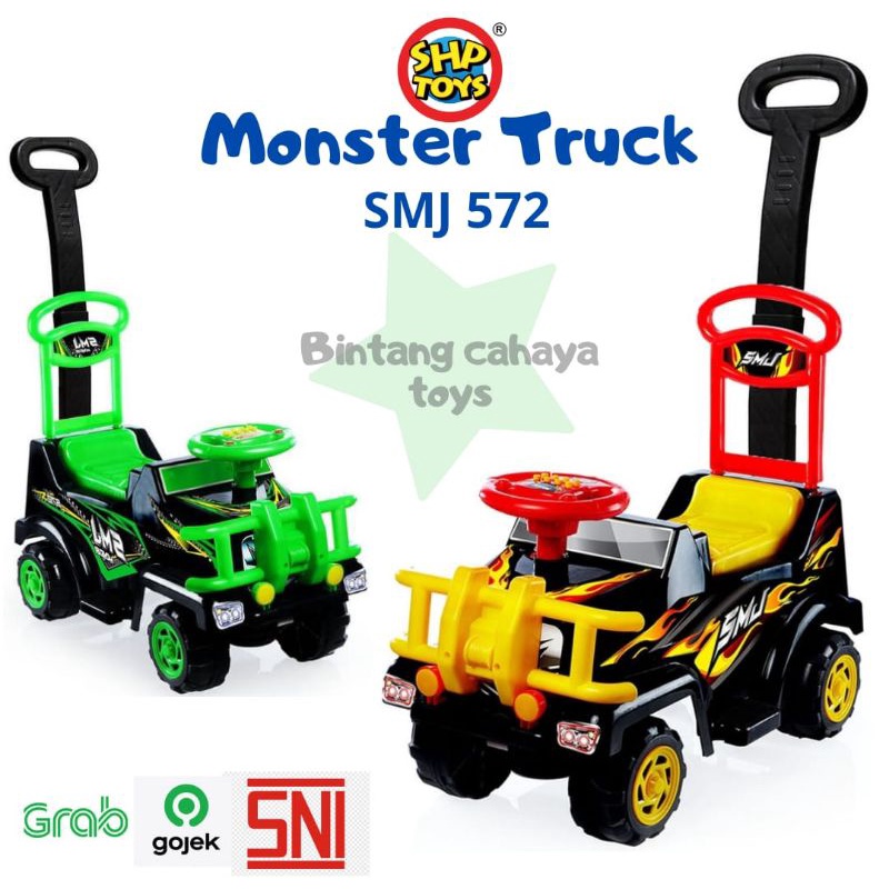 Jual Mobil dorong anak SHP SMJ 572 Monster truck ride on mobil mobilan ...