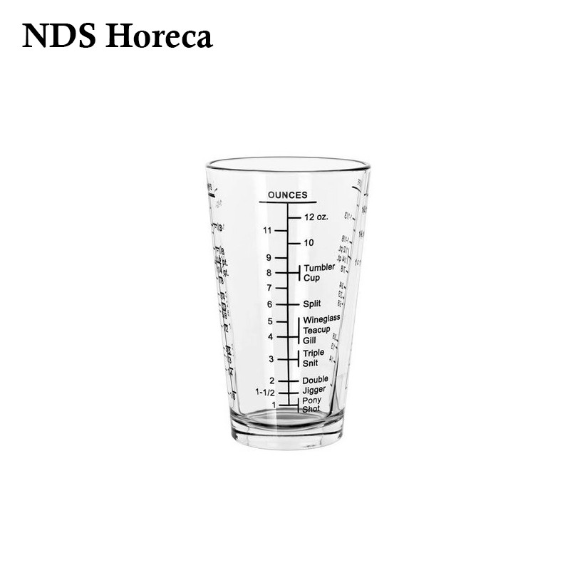 Jual LIBBEY MEASURING GLASS 16 oz / 473 ml /GELAS LIBBEY 1639 | Shopee ...