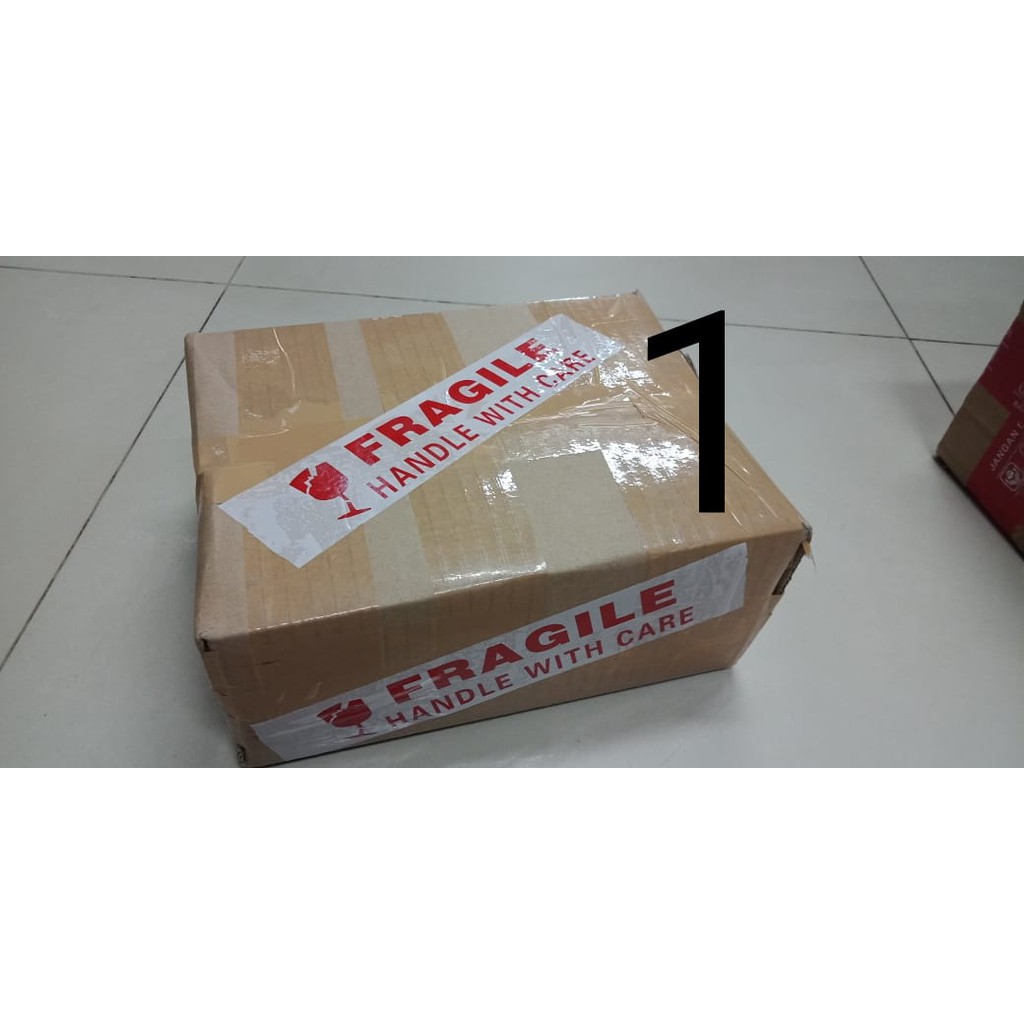 Jual Tulisan Fragile + Packing Tambahan (Dibungkus Kardus 2kali ...