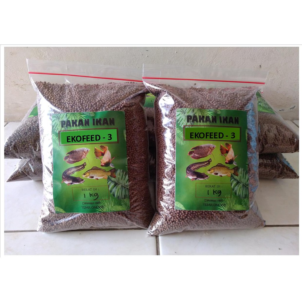 Jual PAKAN IKAN PELET APUNG EKO FEED - 3 PEMBELIAN 10kg (GRAB SAME DAY ...