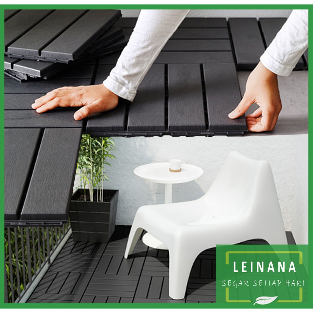 Jual RUNNENdek lantai luar ruang abu-abu tua / flooring decking outdoor ...