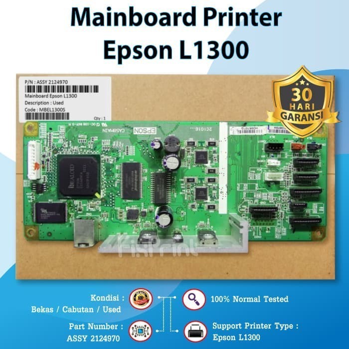 Jual Mainboard Epson L1300 Original Board Motherboard Printer L-1300 L ...