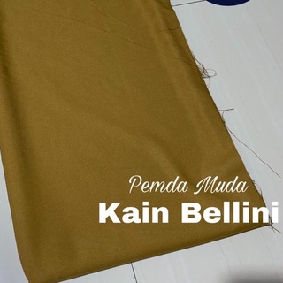 Jual Bahan Kain High Twist Pemda PNS Khaki Premium Bellini 100%ORIGINAL ...