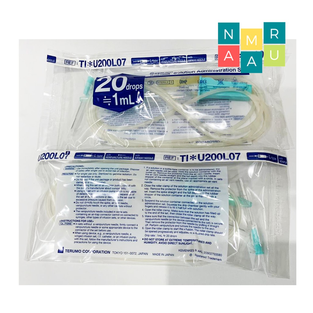 Jual Infuset Terumo Dewasa Infusion Set Selang Infus | Shopee Indonesia
