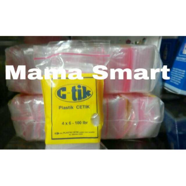 Jual PLASTIK CETIK 4x6cm (100lbr) | Shopee Indonesia