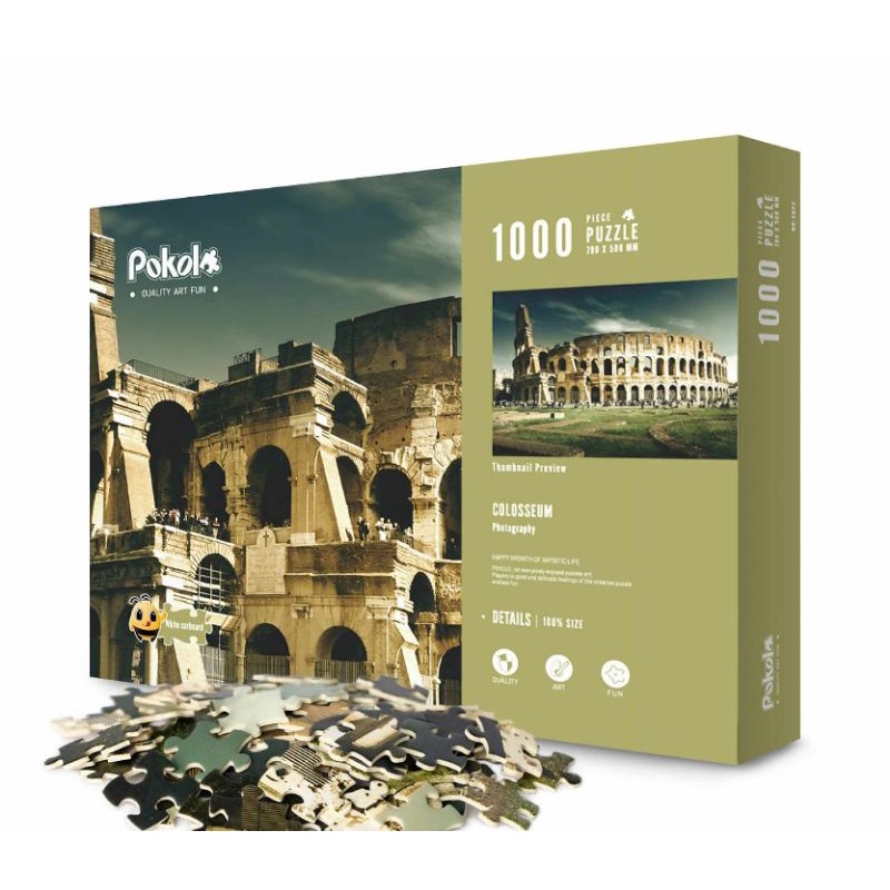 Jual Puzzle 1000 pcs ukuran 70 x 50cm Pokolo | Shopee Indonesia