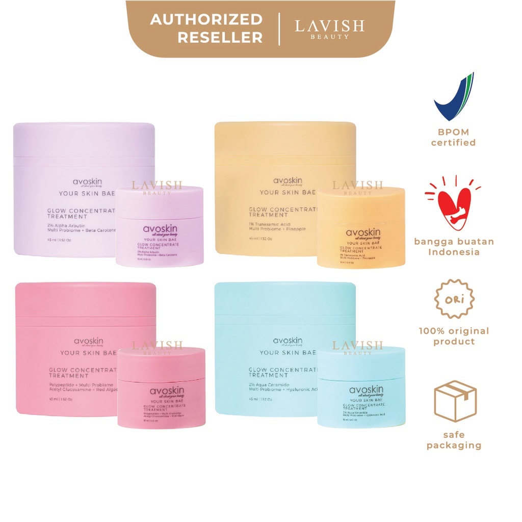 Jual AVOSKIN YSB Your Skin Bae Glow Concentrate Treatment Alpha Arbutin ...