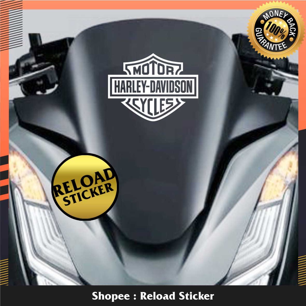 Jual Stiker Visor Motor Pcx Nmax Xmax dll HARLEY DAVIDSON Cutting ...