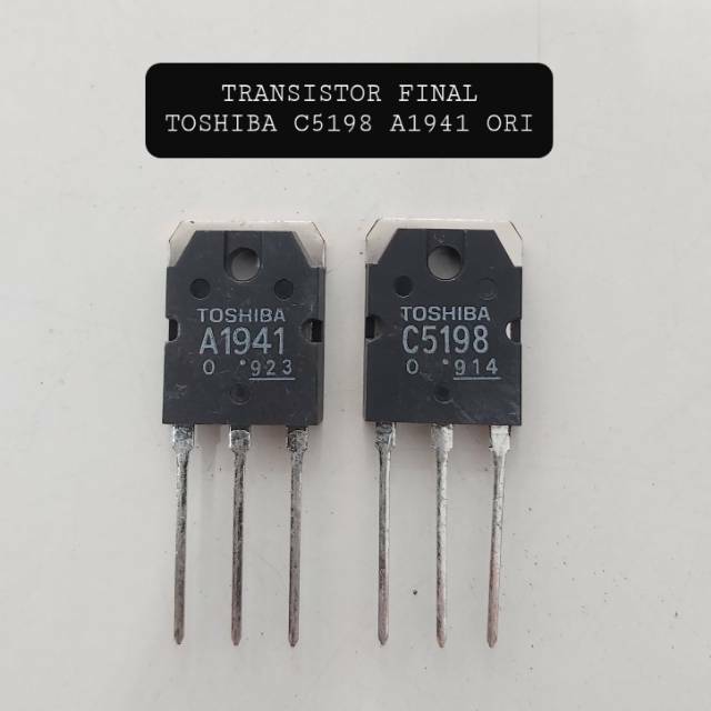 Jual Transistor TOSHIBA C5198 A1941 ORIGINAL 5198 1941 Final | Shopee Indonesia