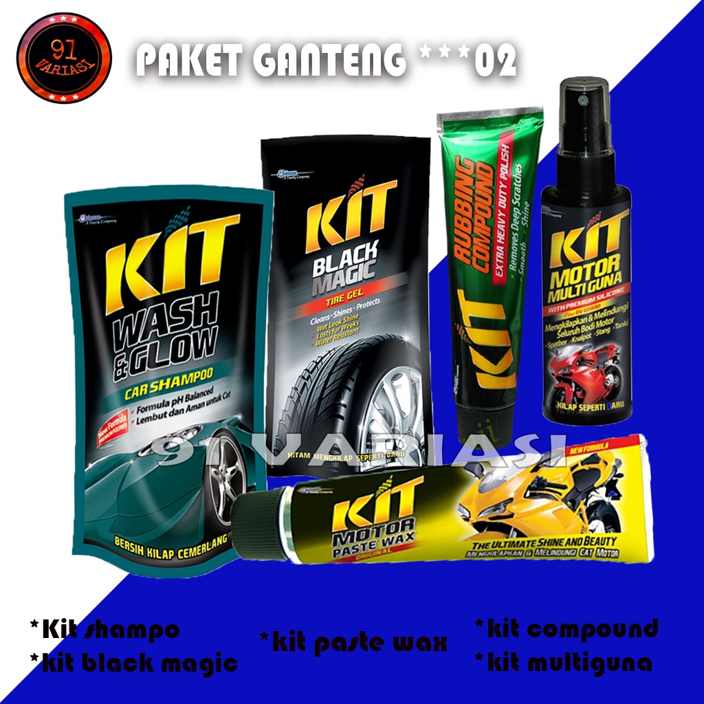 Jual PAKET Kit Motor Multiguna Pengkilap Body + Kit Motor Paste Wax ...