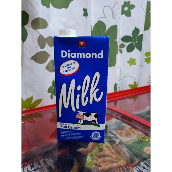 Jual Susu diamond uht full cream 1 liter | Shopee Indonesia
