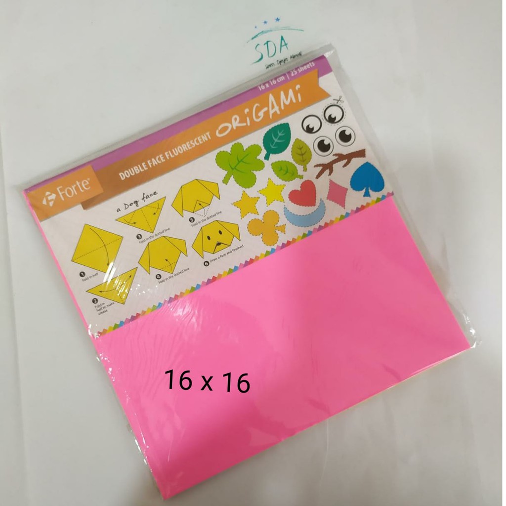 Jual Forte Origami 16x16 - Kertas Origami 2 Sisi | Shopee Indonesia