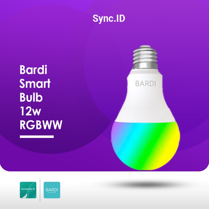 Jual BARDI SMART LIGHT BULB RGBWW 12W WI-FI WIRELESS IOT - HOME ...