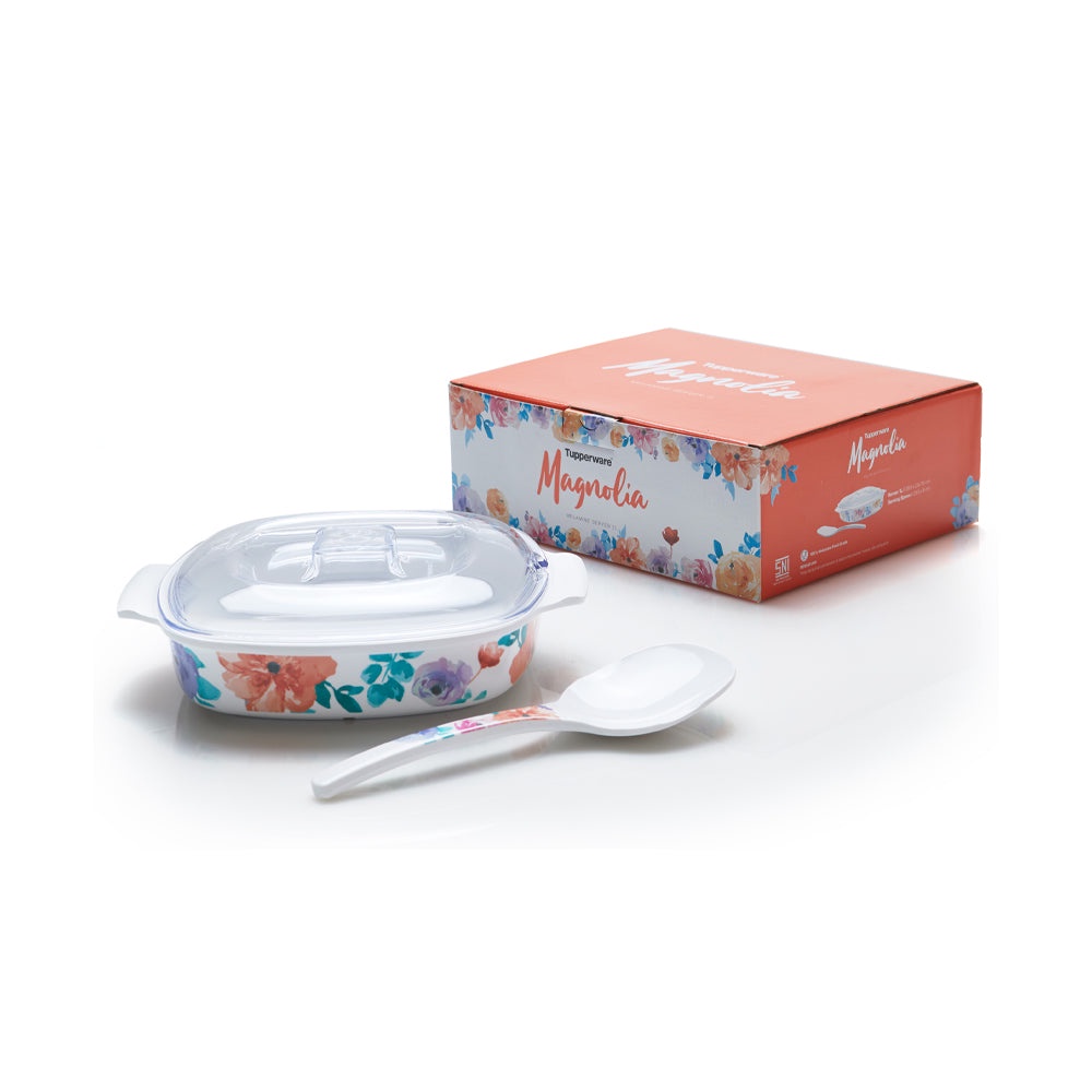 Jual MAGNOLIA MELAMINE SERVER 1L Tempat saji makanan by Tupperware ...