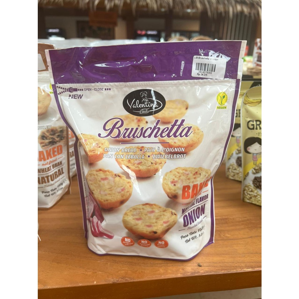 Jual Valentina Bruschetta Toasted Bread 150Gr | Shopee Indonesia