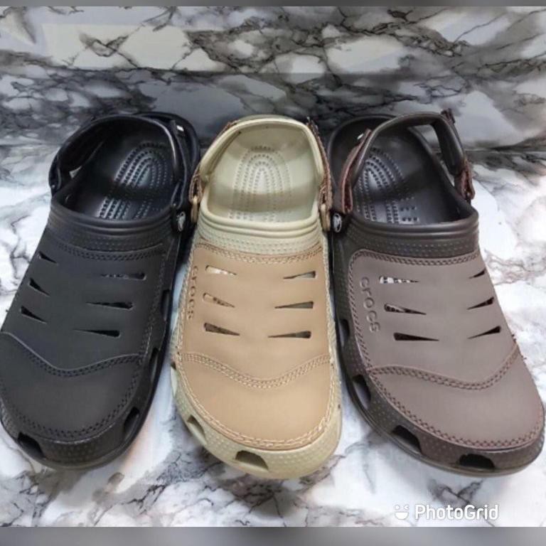 Jual {CODE HY342} TERMURAH Sendal Crocs Yukon Suede Man / Yukon Leather ...