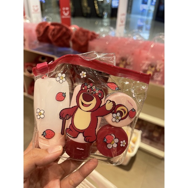 Jual Lotso Travel Kit Tipe full Lotso Miniso Toystory | Shopee Indonesia