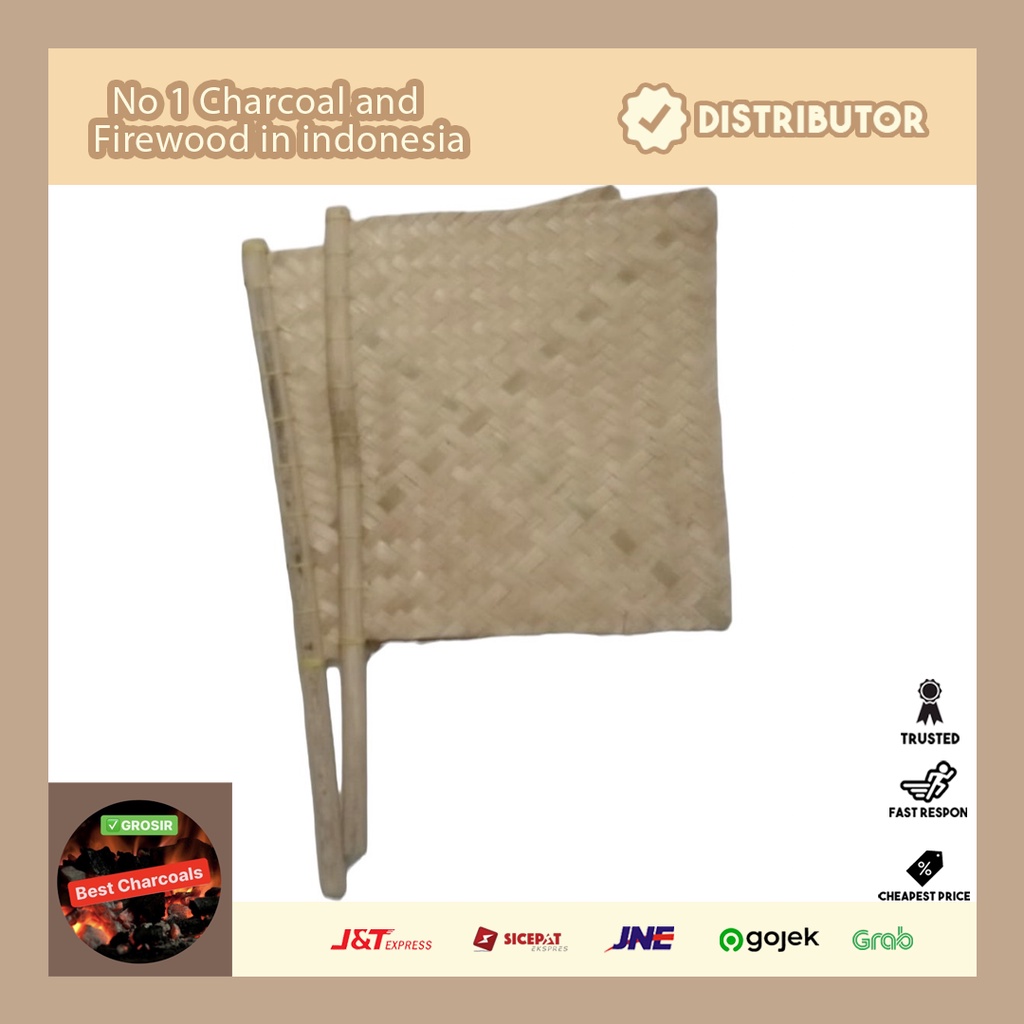 Jual Kipas Bambu Tradisional Anyam Panggang Satai Ayam Made in ...