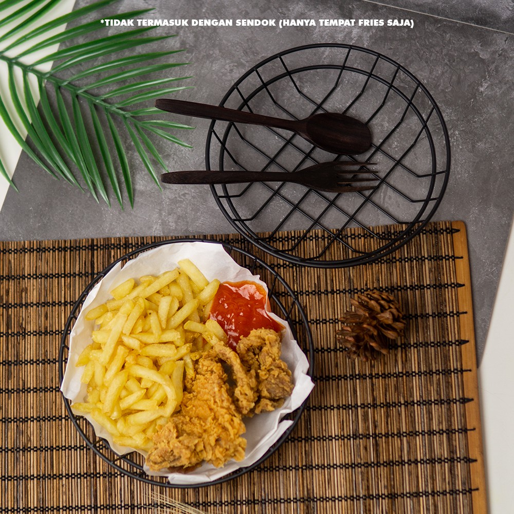 Jual Keranjang Saji Mini Fryer Basket Wadah Kentang Goreng, Sosis ...