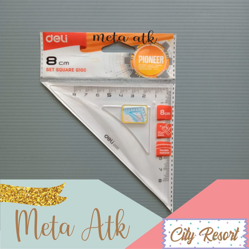 Jual Penggaris Siku Deli 10012 | Shopee Indonesia