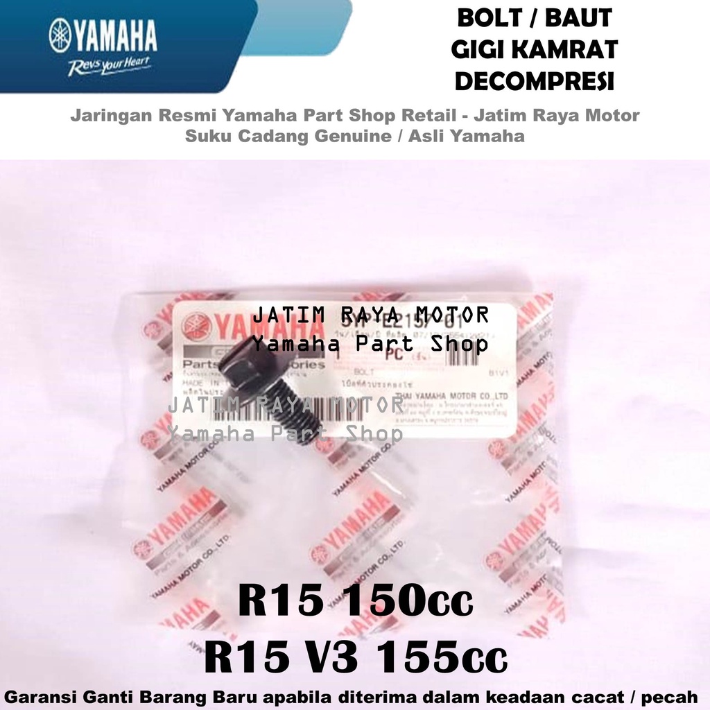 Jual Bolt Baut Gigi Kamrat Timing Dekompresi Decompresi R15 R15 V3 155 ...