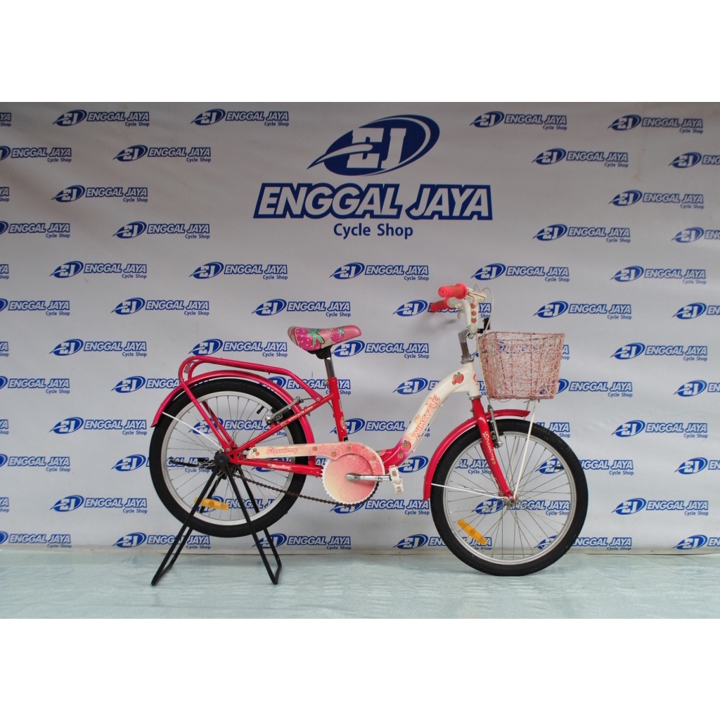 Jual Sepeda Anak Wim Cycle Strawberry 20 Inch - Sepeda Mini City Bike ...