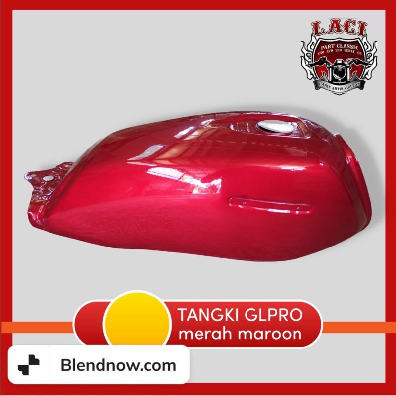 Jual tangki tengki bensin honda GLPRO GLMAX tengki gl pro max merah ...
