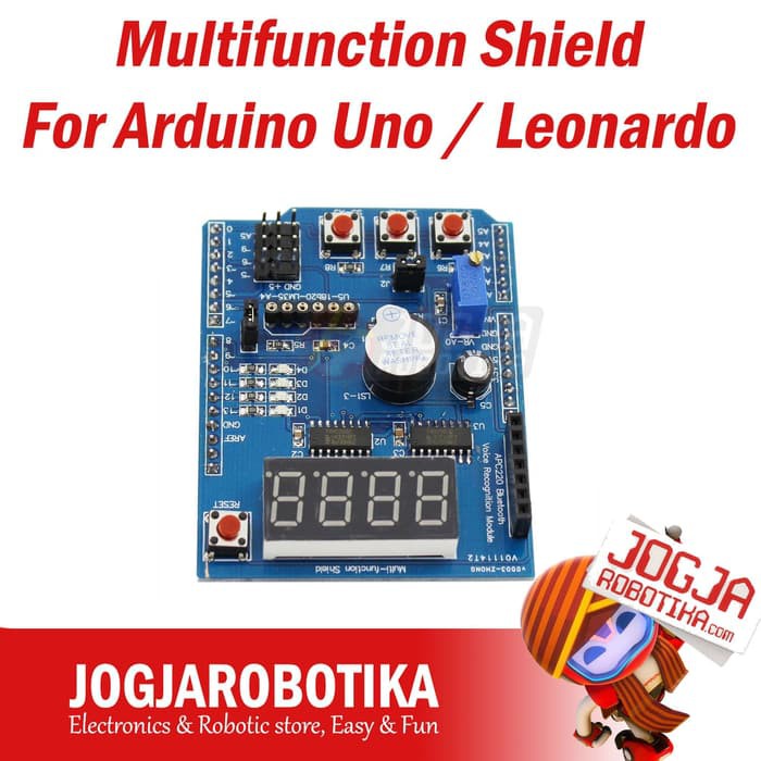 Jual MULTIFUNCTION SHIELD FOR ARDUINO RV G-46 UNO / LEONARDO | Shopee ...