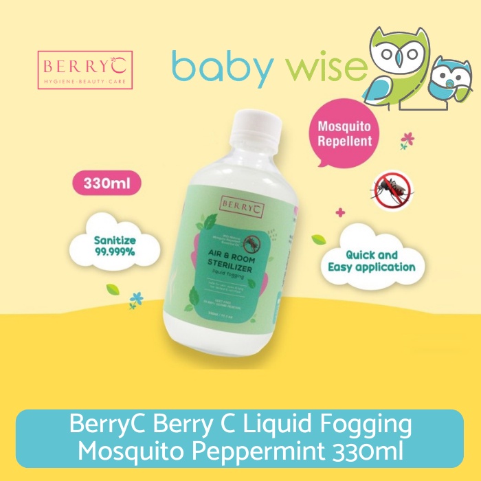 Jual BerryC Berry C Liquid Fogging Mosquito Peppermint 330ml | Shopee ...