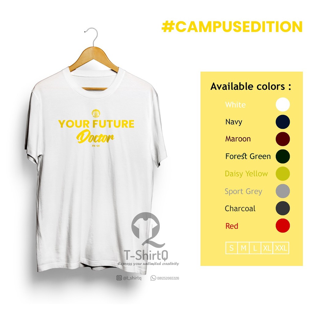 Jual Kaos Kampus UI / Universitas Indonesia (Edisi Kampus) | Shopee ...