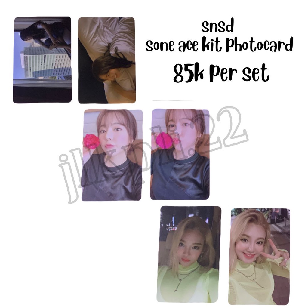 Jual SNSD Girls' Generation Oh!GG Sone Ace Kit Photocard SUNNY HYOYEON ...